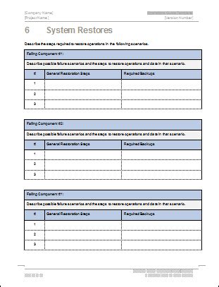 Operations Guide Template Ms Word Excel Templates Forms