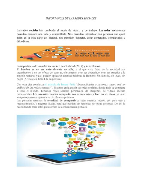 LO QUE DEBES SABER DE LAS REDES SOCIALES By Rodriguezandradedianapaola