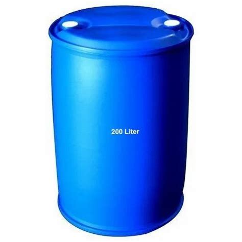 Blue Water Chemical Storage 200 Liter Used Hdpe Drums Capacity 200