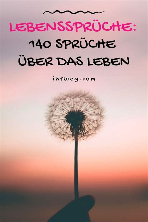 140 besten Lebenssprüche über das Leben und seinen Sinn Schöne