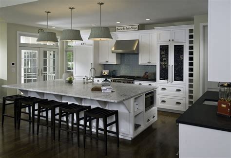 Cool Kitchen Island With Sink And Seatings Kitchen Large Kitchen
