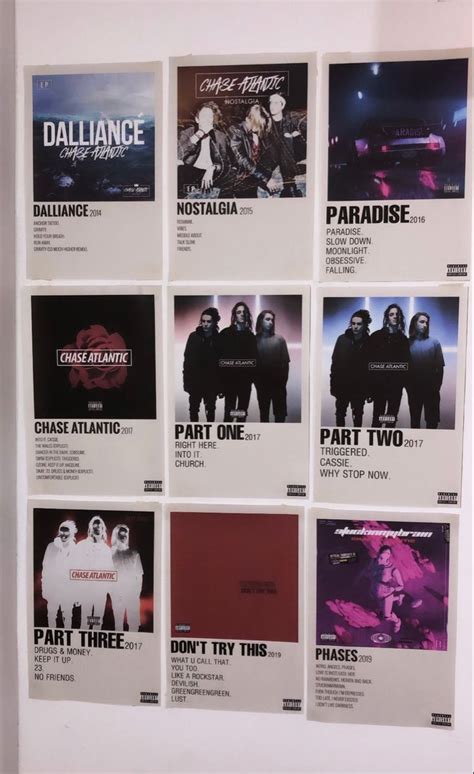 Chase Atlantic Posters Vintage Music Posters Music Poster Atlantic