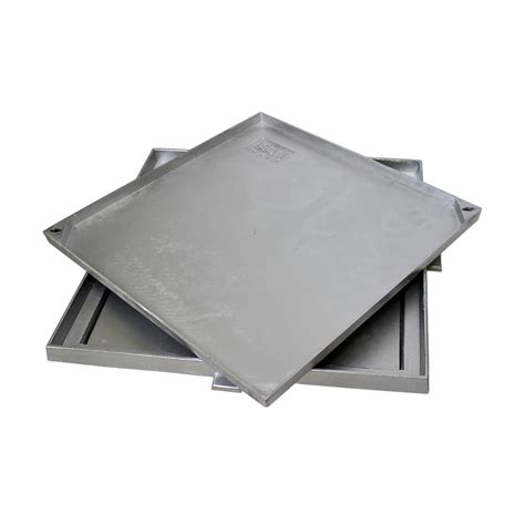 Tampa Tampão Chão Alumínio Dupla Vedação Rebaixado 50x50cm Panela de
