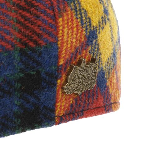 Kent Grimsay Harris Tweed Flat Cap By Stetson