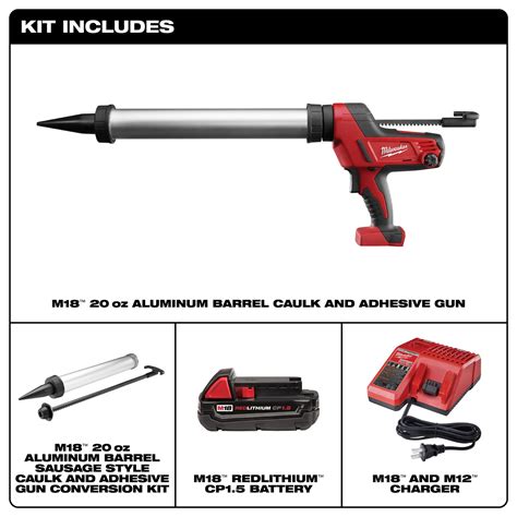 Milwaukee Tool 2642 21CT Milwaukee M18 Cordless Aluminum Barrel Sausage