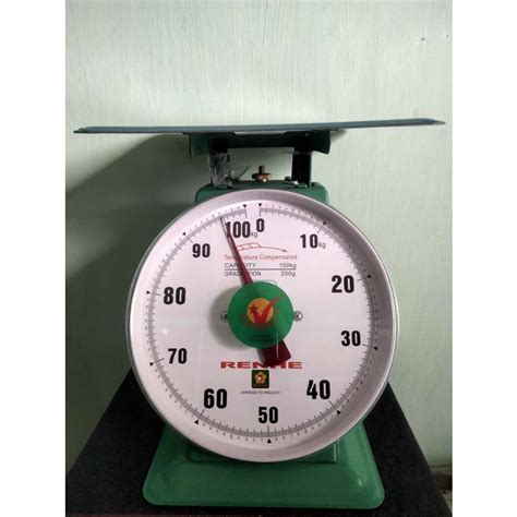 Jual Renhe Timbangan Duduk Jarum 100kg Timbangan Manual Sayur Buah