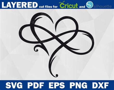 Pdf Png Eps Dxf Vinyl Decal Pin Sticker Line Art Heart Svg Silhouette