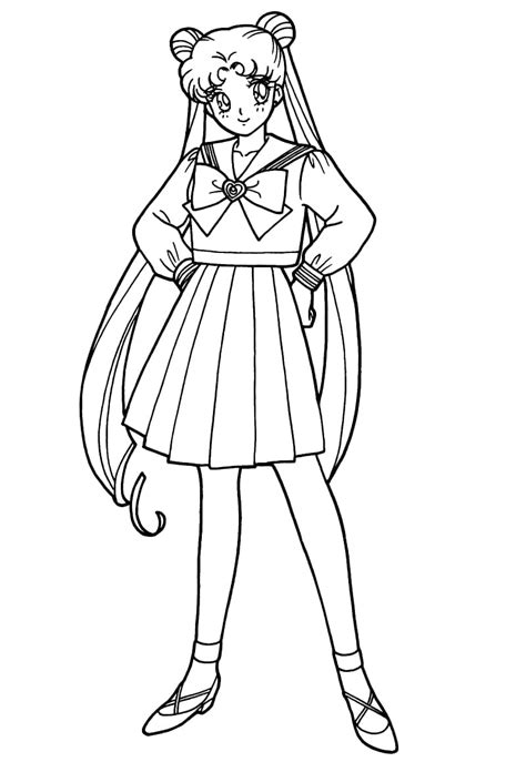 Desenhos De Usagi Tsukino 3 Para Colorir E Imprimir ColorirOnline