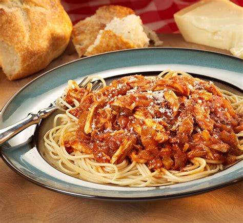 Red Chicken Spaghetti Sanderson Farms