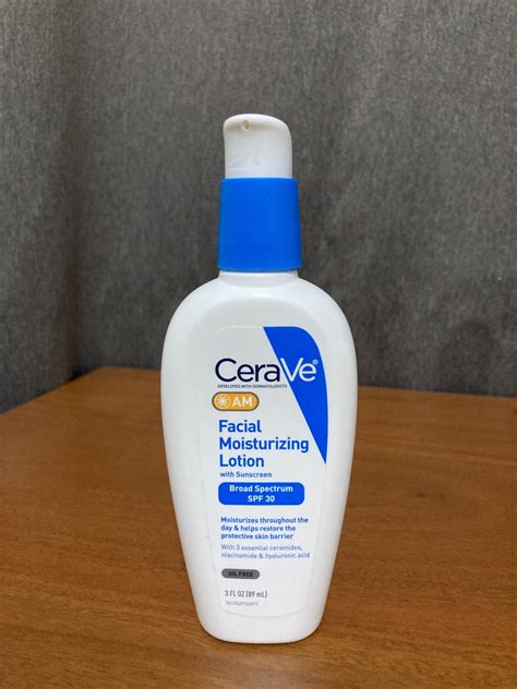 Cerave AM Facial Moisturizing Lotion With Sunscreen 89 ML Beauty