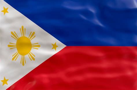 Premium Photo National Flag Of Philippines Background With Flag Of