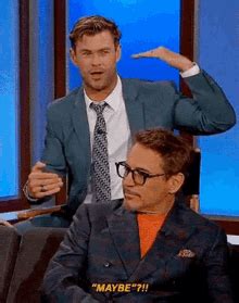 Rdj Chris Hemsworth RDJ Chris Hemsworth Robert Downey Jr
