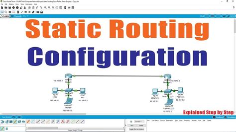 Static Routing Configuration In Cisco Packet Tracer Youtube
