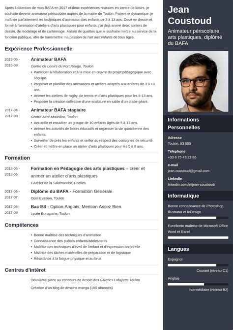Lettre De Motivation Animateur Centre De Loisirs Sans Bafa Partagez