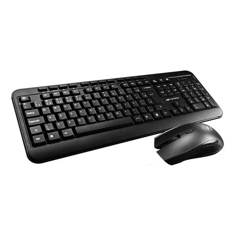 Kit Teclado E Mouse Sem Fio K W Bk C Tech C Technology