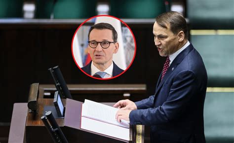 Sikorski uderza w Morawieckiego Jest w drodze na sabat WP Wiadomości