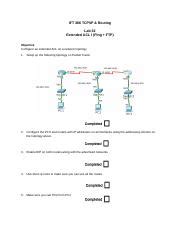 Lab Extended Acl I Ping Ftp Answers Docx Ift Tcp Ip