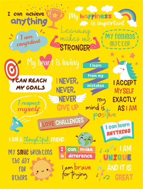 Printable List Of Positive Affirmations Pdf Carrying A Fetus Diary