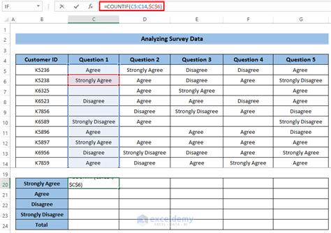How To Analyze Survey Data In Excel 6 Quick Methods