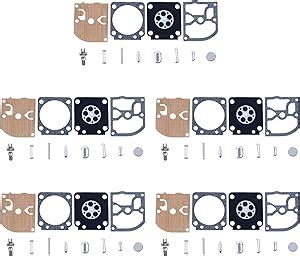 Haishine 5pcs Carburetor Carb Rebuild Diaphragm Kit For STIHL 017 018