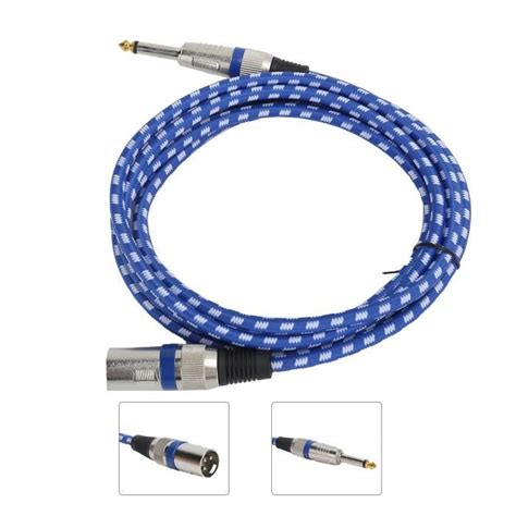 HURRISE Câble XLR JORINDO XLR à 1 4 pouce 6 35mm câble mâle