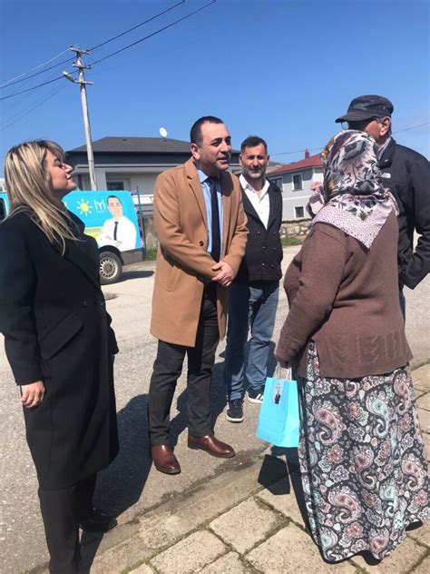 İYİ PARTİ BELEDİYE BAŞKAN ADAYI BEHÇET ALKAN LOKUM AYAZLI MAHALLESİNE