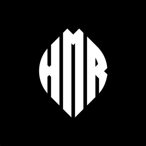 Diseño del logotipo de la letra del círculo xmr con forma de círculo y