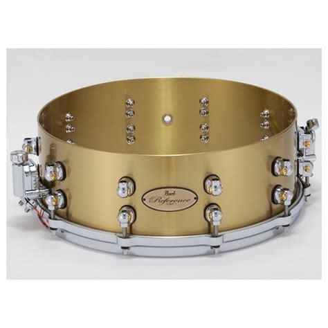 Pearl Reference One 14 X 5 Brass Snare Drum At Gear4music