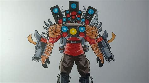 How To Draw God Titan Speaker Man Update In Skibidi Toilet YouTube