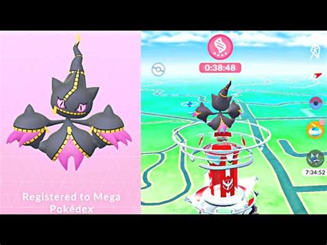 First Ever Mega Banette Raid In Pokemon Go Banette Mega Evolution