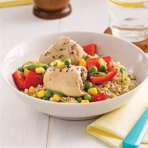Mijoté de quinoa au poulet et aux légumes Je Cuisine