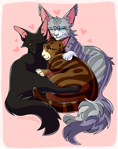 Warrior Cats Feathertail And Crowfeather