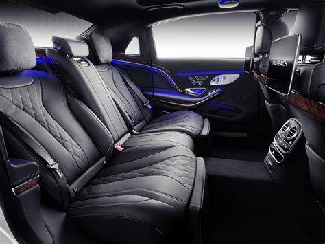 Black Car Seats Mercedes Maybach S Class 2018 Cars Interior HD