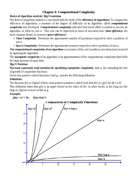 computational complexity an introduction to asymptotic analysis and np completeness pdf