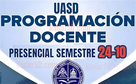 Programaci N Docente Uasd Primer Semestre Radarsd