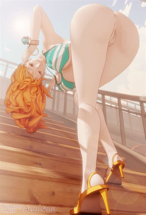 Nami S Booty Cheeks One Piece Hentai Blue