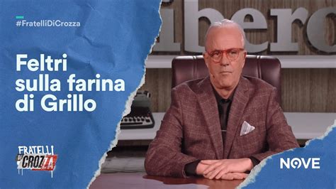 Crozza Feltri Prima Ci Si Incazzava Per Una Mosca Nel Piatto Ora