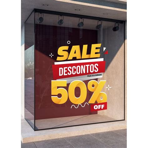 Adesivo Para Vitrine Promoção mod4 KRadesivos