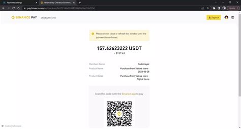 Binance Payment Gateway VAlexa Addon By Codemayer CodeCanyon