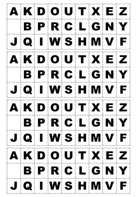 ALFABETO MÓVEL 4 TIPOS DE LETRAS PARA IMPRIMIR Criar Recriar Ensinar