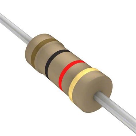 1K Ohm 5 1 4W Through Hole Resistors Pack Of 10 X2 Robotics In Canada