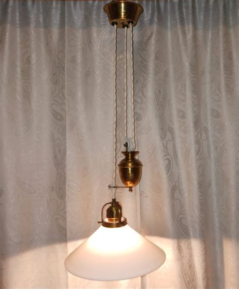 Gammal skomakarlampa hisslampa taklampa mässing Köp på Tradera
