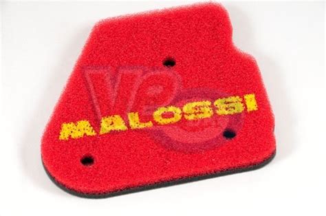 MALOSSI DOUBLE RED SPONGE AIR FILTER ELEMENT FOR O E FILTER BOX VE UK