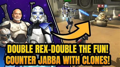 CLONES VS JABBA F2P COUNTER TO JABBA THE HUTT NO DATACRON NEEDED