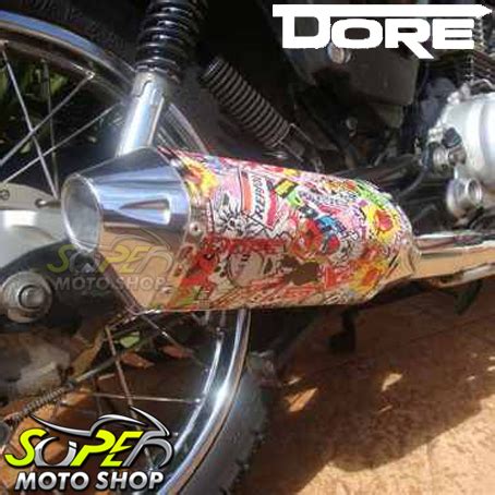Escape Ponteira Alumínio Dore Curva em Inox Lander XTZ 250