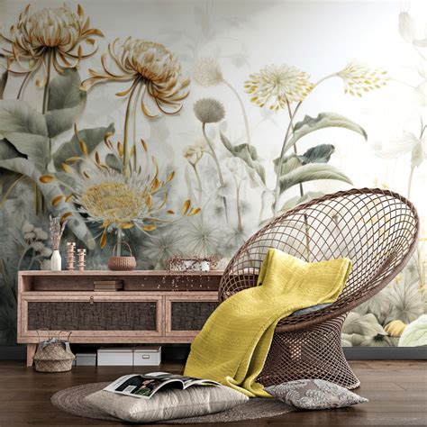 Tapeten Mit Blumenmotiven Dovido De