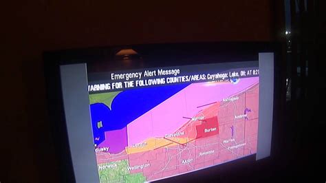 VERY CREEPY TORNADO WARNING ON TV EAS 1 268 YouTube