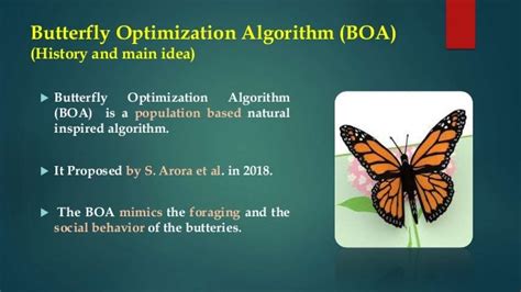 butterfly optimization algorithm