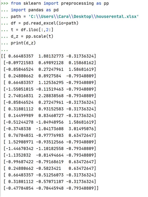 python：数据标准化 知乎