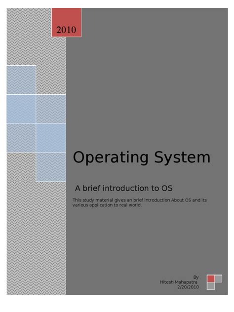operating system pdf thread computing scheduling computing